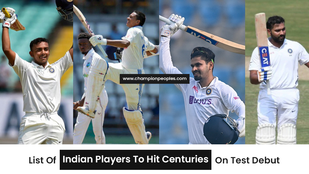 List Of Indian Players To Hit Centuries On Test Debut - ChampionPeoples